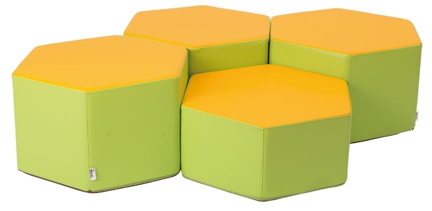 Honeycomb Soft Seating Set by NOVUM – WaitingRoomToysNFurniture